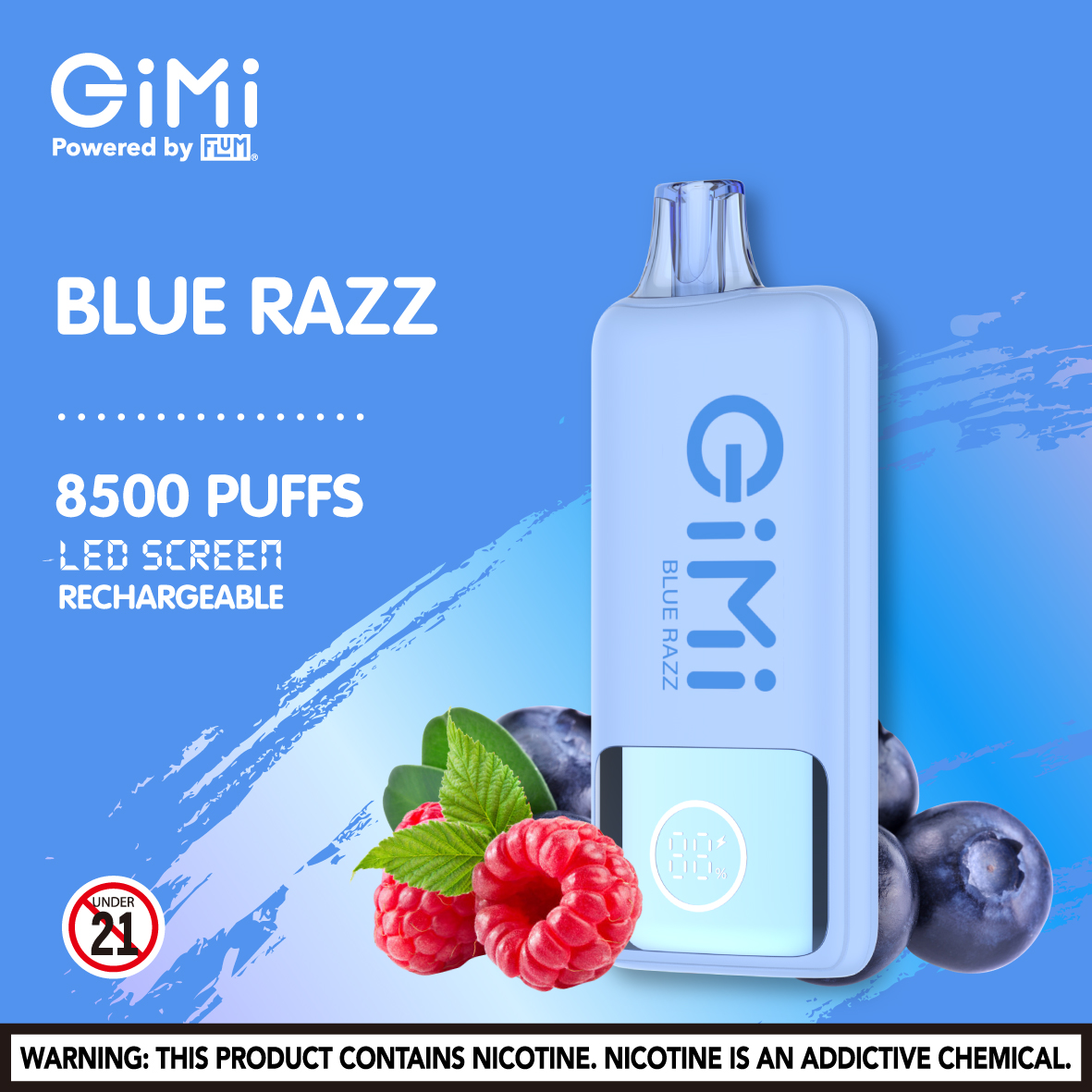 GiMi 8500 Disposable 5%, flum