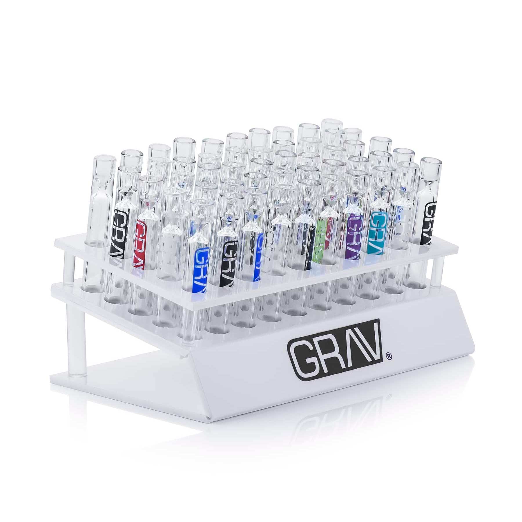 GRAV 12mm 3" Tasters Display 50ct - White, thc, , dry herb, flower ...