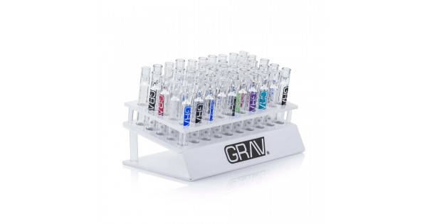 GRAV 12mm 3" Tasters Display 50ct - White, thc, , dry herb, flower ...