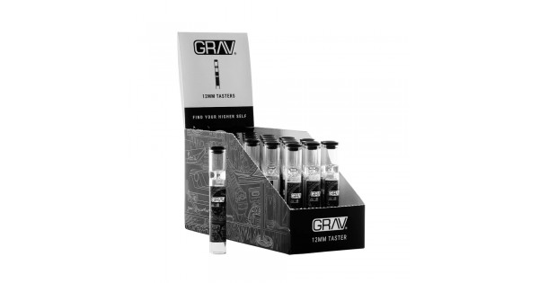 GRAV 12mm Tasters POP Display Box 30CT, thc, dry herb, flower, pipe ...
