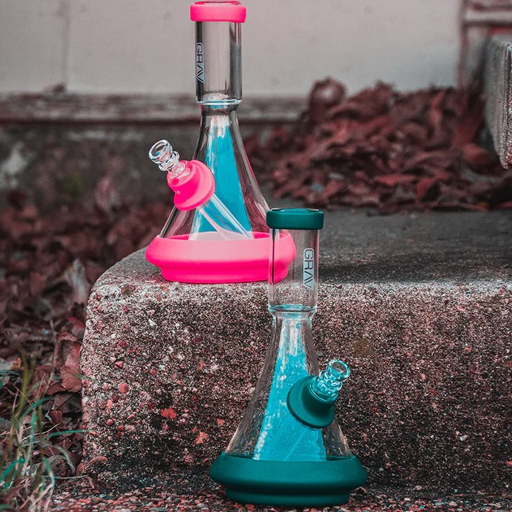 GRAV Deco Beaker in Silicone, thc, , dry herb, flower, wax, dab ...