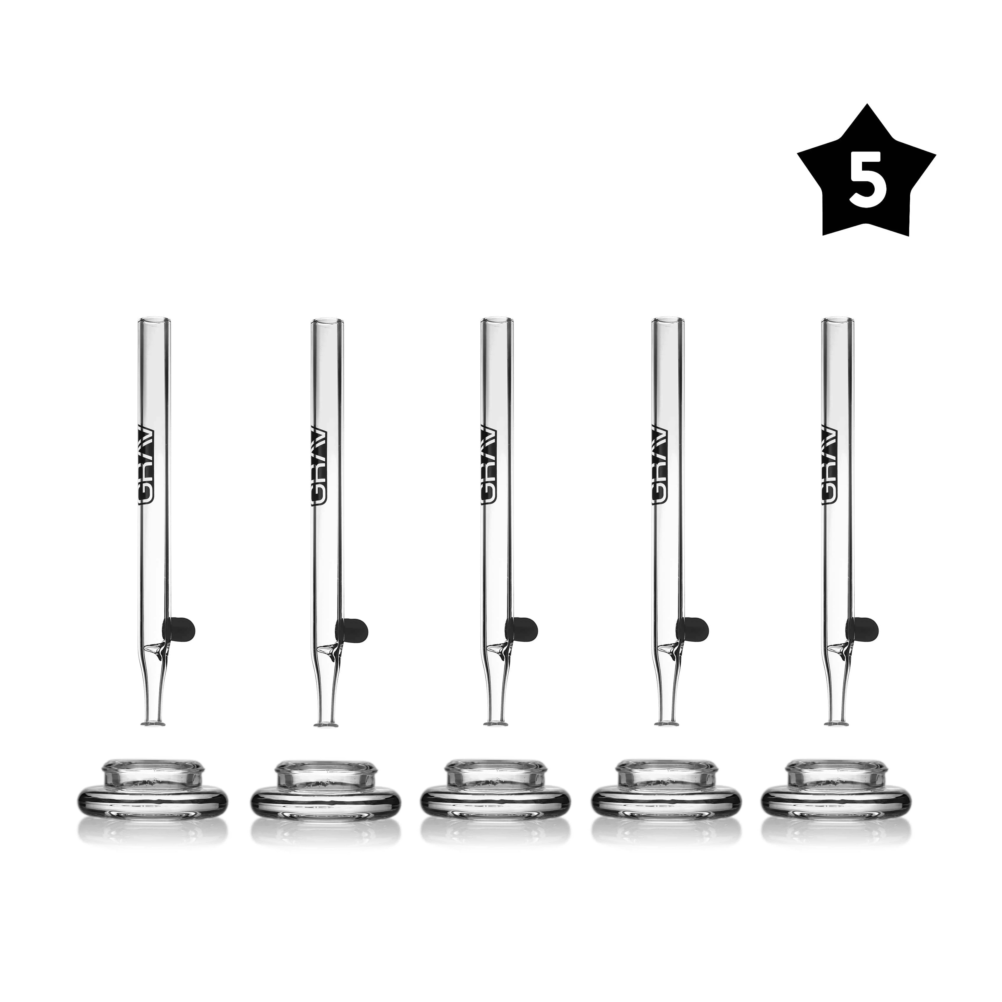 GRAV Quartz Straw & Dab Dish - Legacy Style 5pk, thc, cbd, wax, dab ...