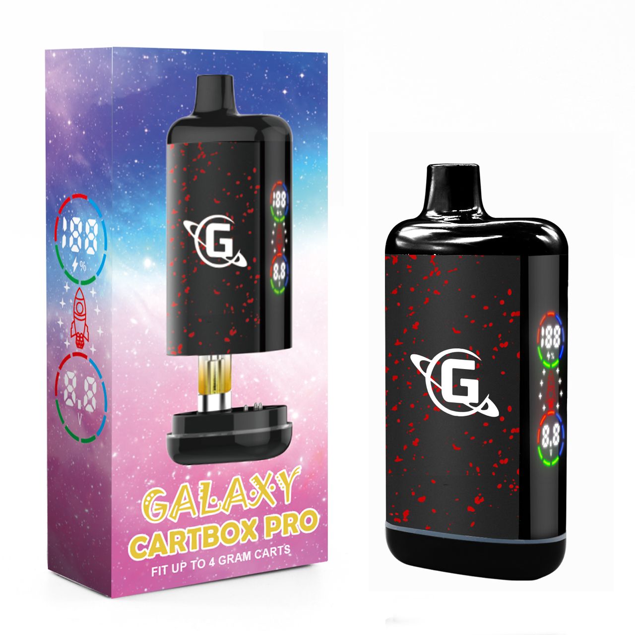 Galaxy CARTBOX PRO Cartridge Battery, thc, wax, dab, concentrates, 510 ...