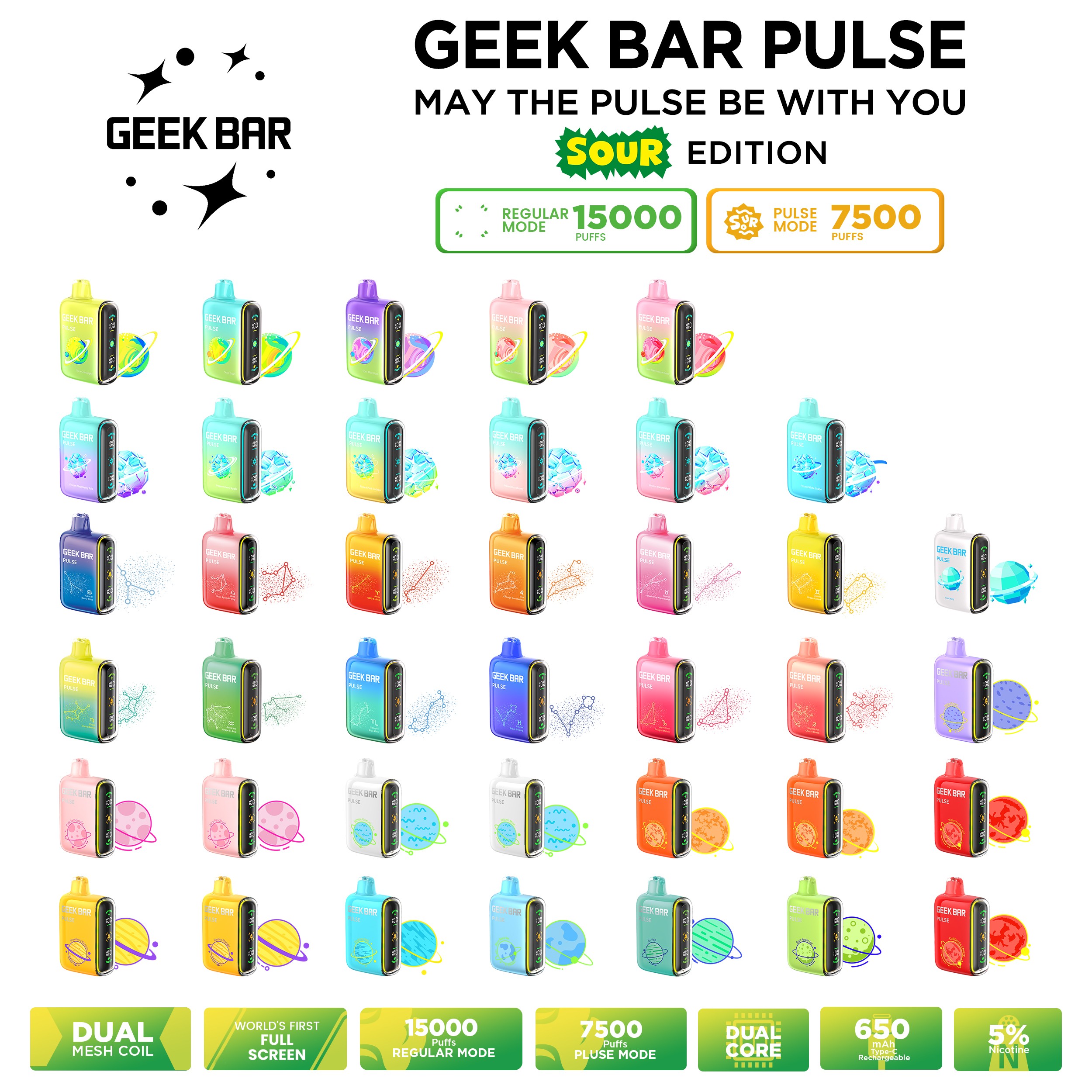 Geek Bar Pulse Disposable 5%