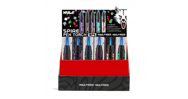 Wulf Spire Pen Torch Display Box 18CT, wulf mods, got vape, thc, wax ...