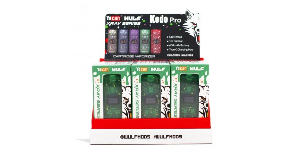 Wulf X-Ray Series Kodo Pro Cartridge Mod Display Box 15CT, wulf mods ...