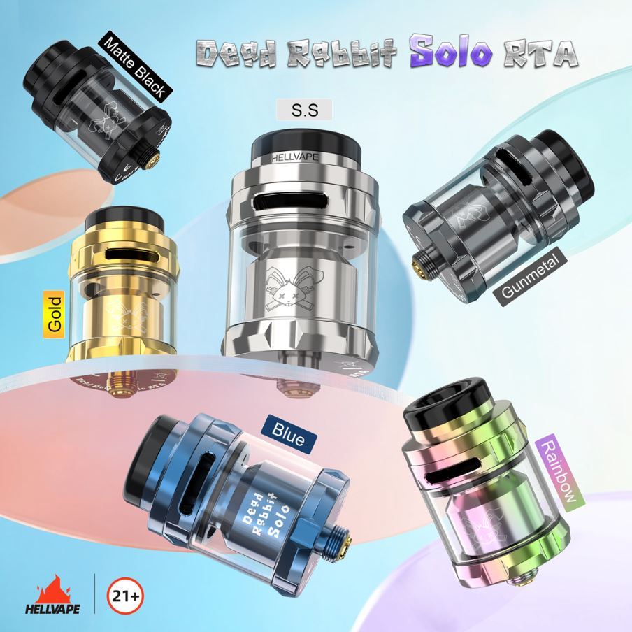 HellVape Dead Rabbit Solo RTA, rebuildable, diy