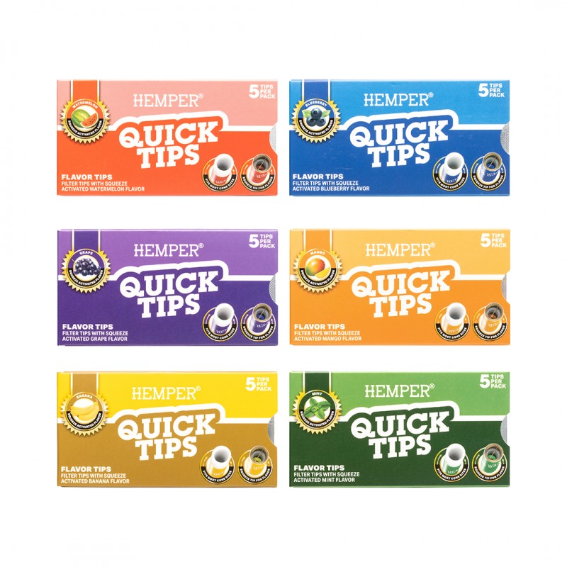 HEMPER Quick Tips Display Box 10CT, thc, , dry herb, flower, pre-roll ...