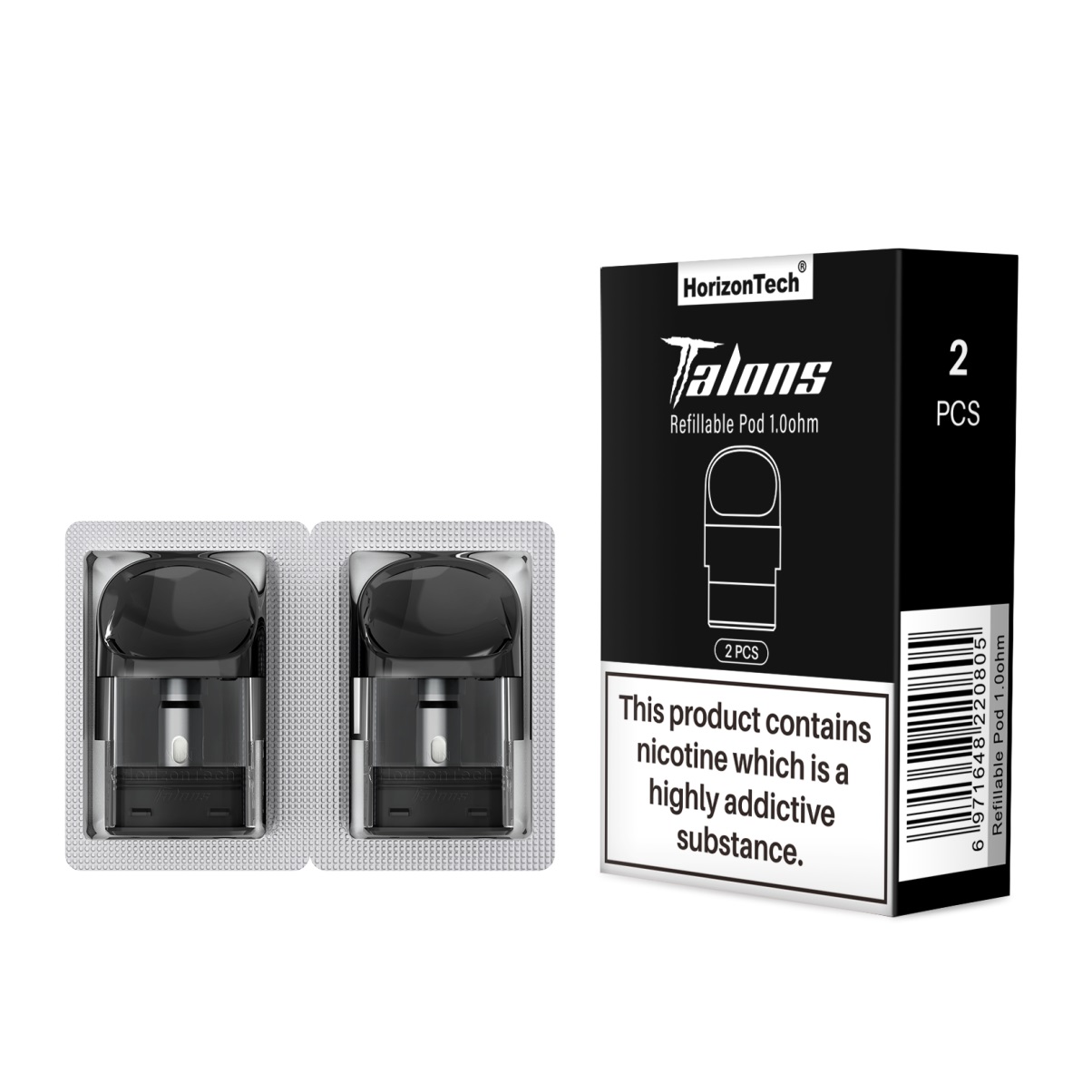 Horizon Talons Refillable Pods 2pk, talons pod kit, talons ii starter ...