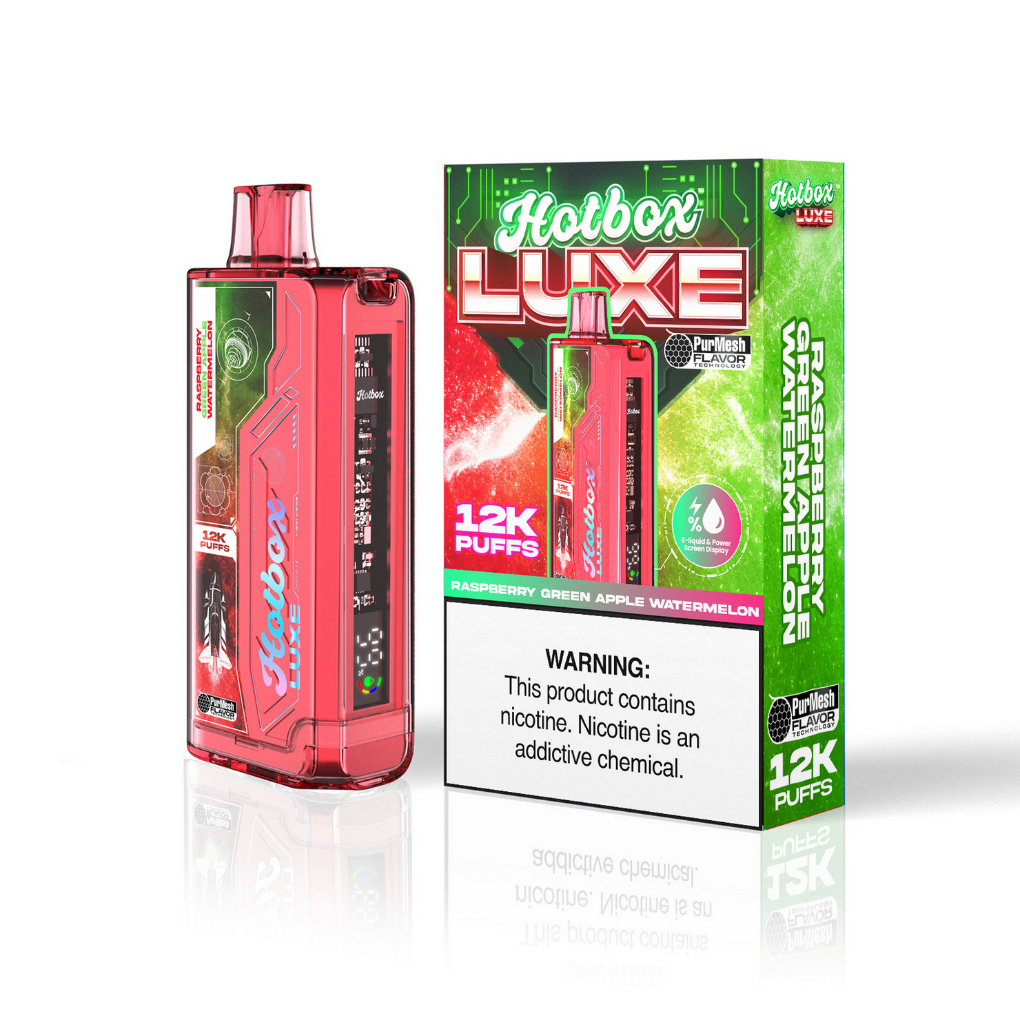 Hotbox LUXE 12K Disposable 5%, luxe 12000, hotbox 12k