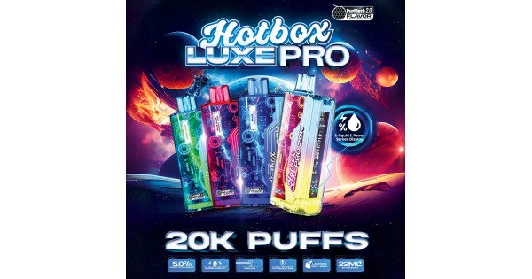 Hotbox LUXE Pro 20K Disposable 5%, luxe 20000, hotbox 20k