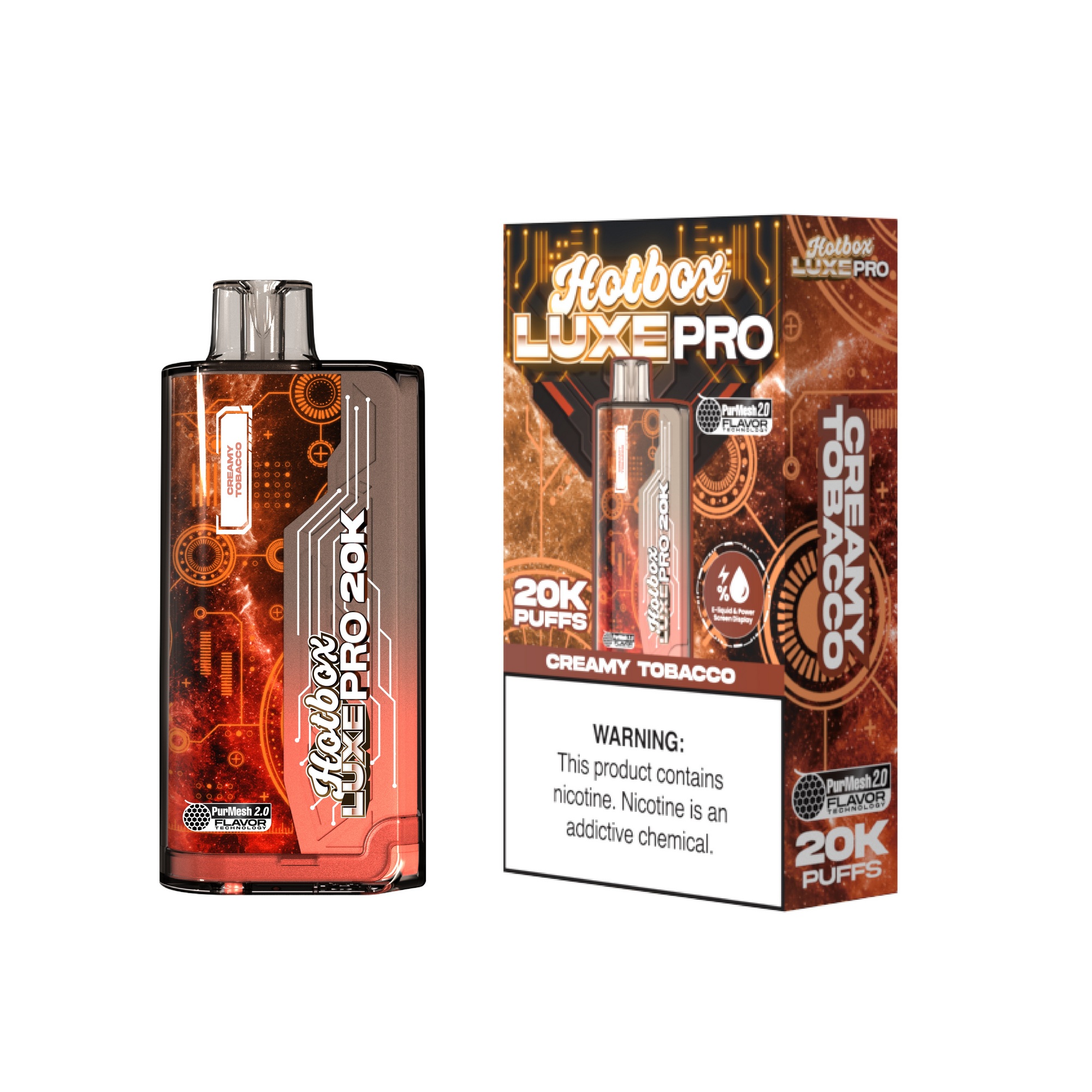 Hotbox LUXE Pro 20K Disposable 5%, luxe 20000, hotbox 20k