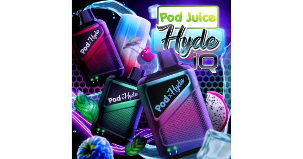 Pod Juice X Hyde IQ RECHARGE 5000 Puffs *10 Pack* (Master Case of 270)