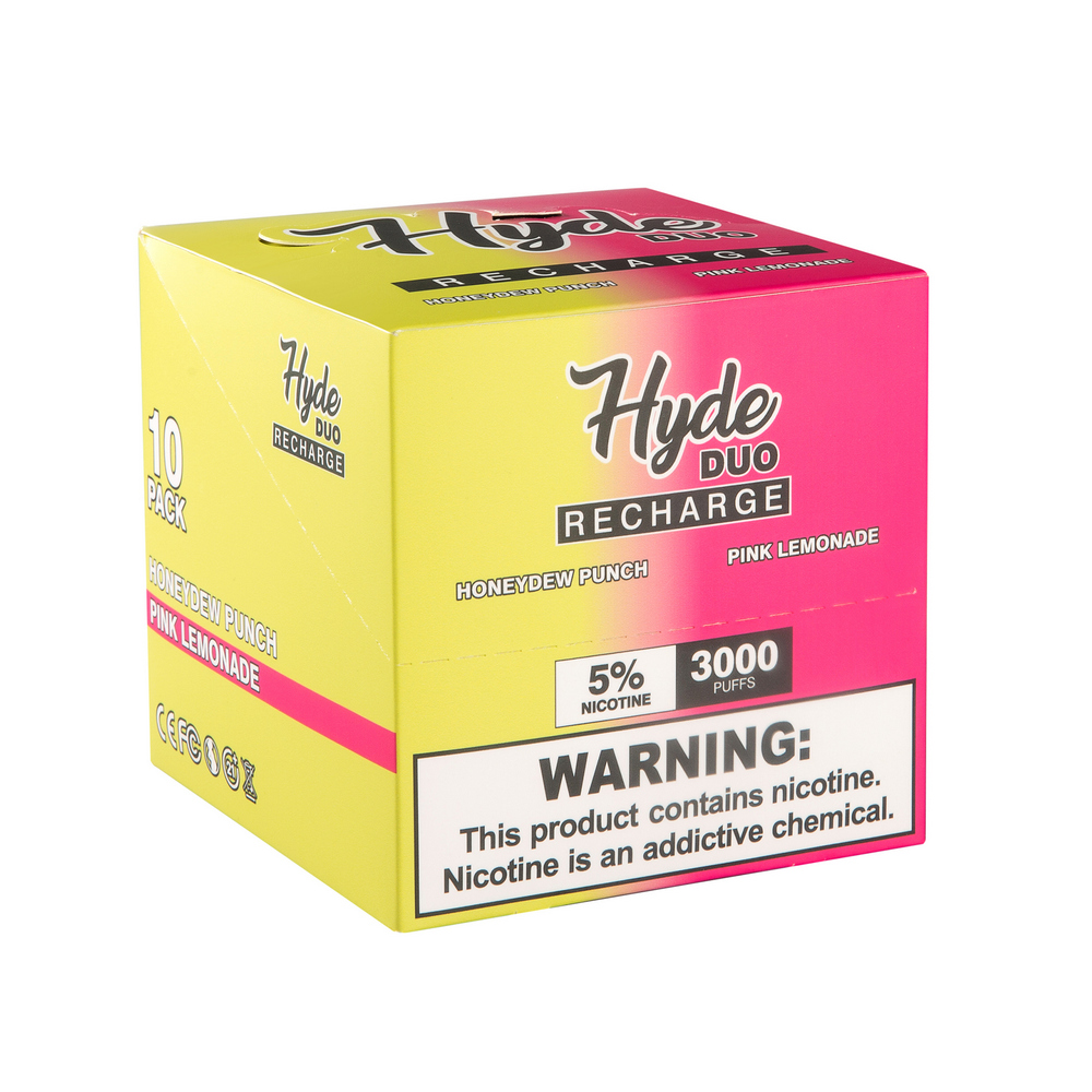 Hyde Duo RECHARGE 3000 Puffs, hyde disposable