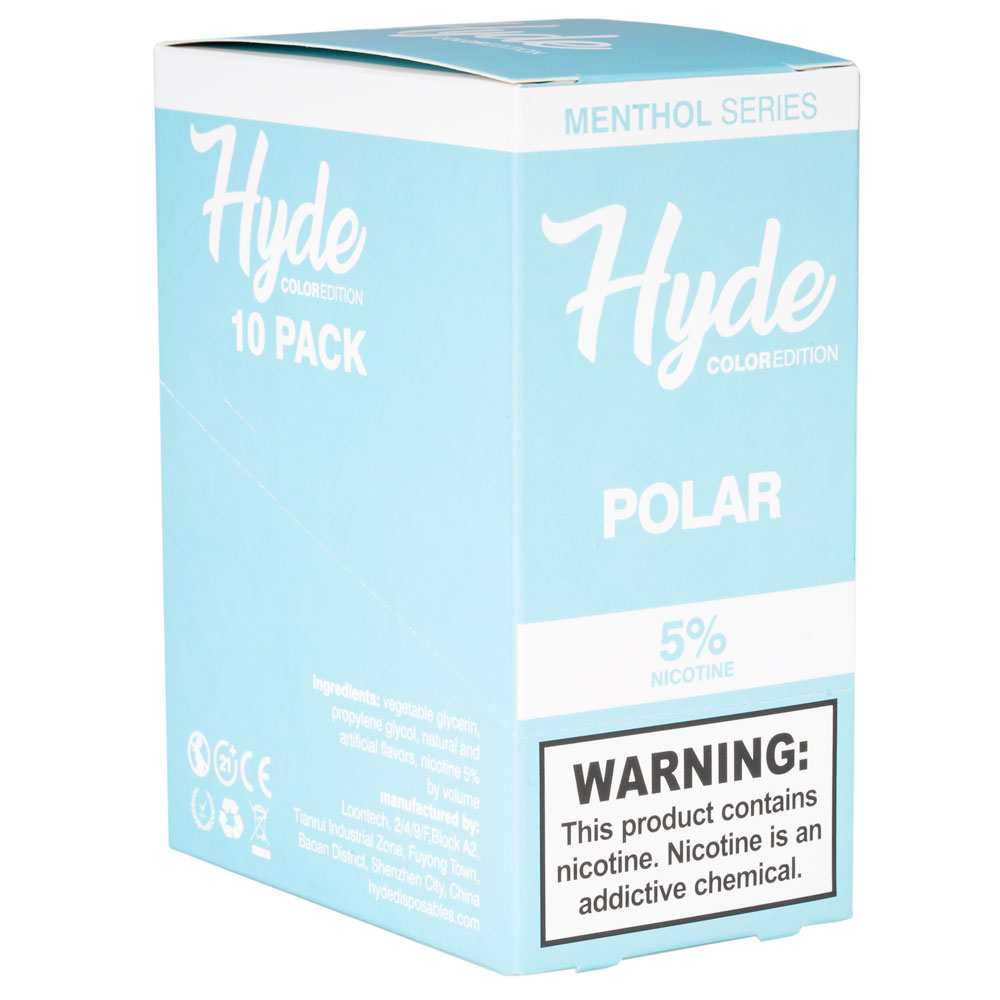 Hyde Color Menthol Series Singles, disposables, puff bar posh plus pop