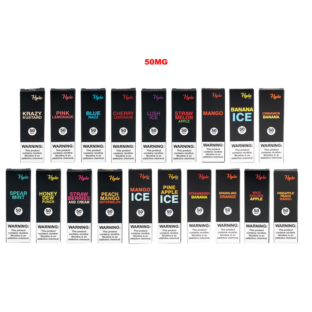 Hyde Original Singles 50mg (10 Count Bulk Box Available), disposable ...