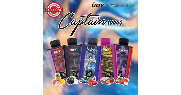 iJoy Bar Captain 10K Disposable 5%, captain 10000