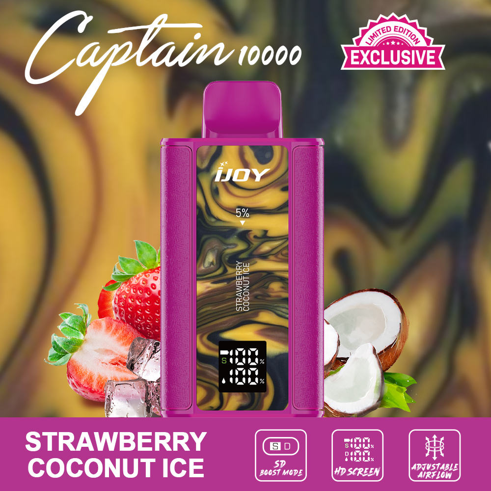 iJoy Bar Captain 10K Disposable 5%, captain 10000