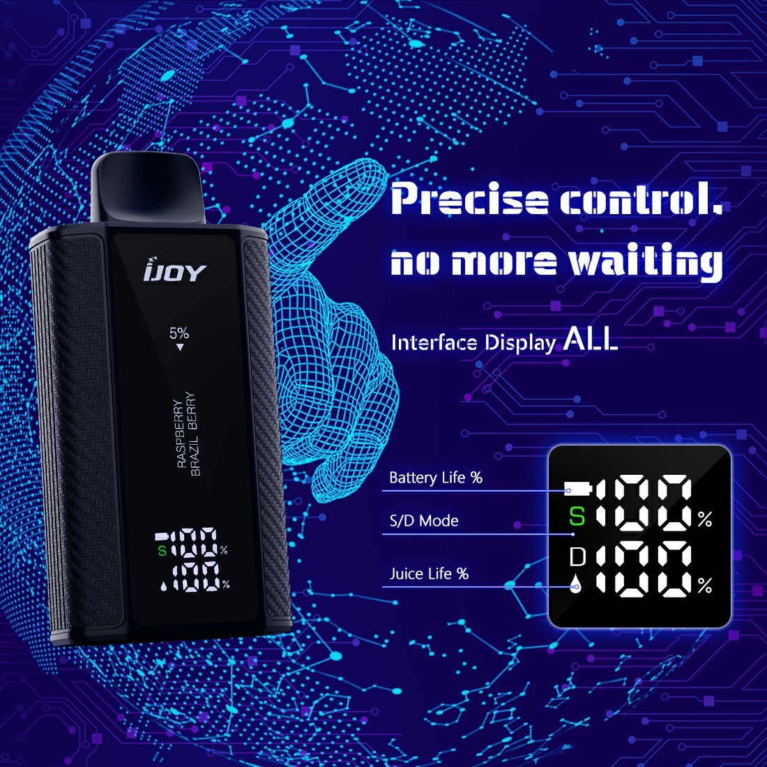 iJoy Bar Captain 10K Disposable 5%, captain 10000