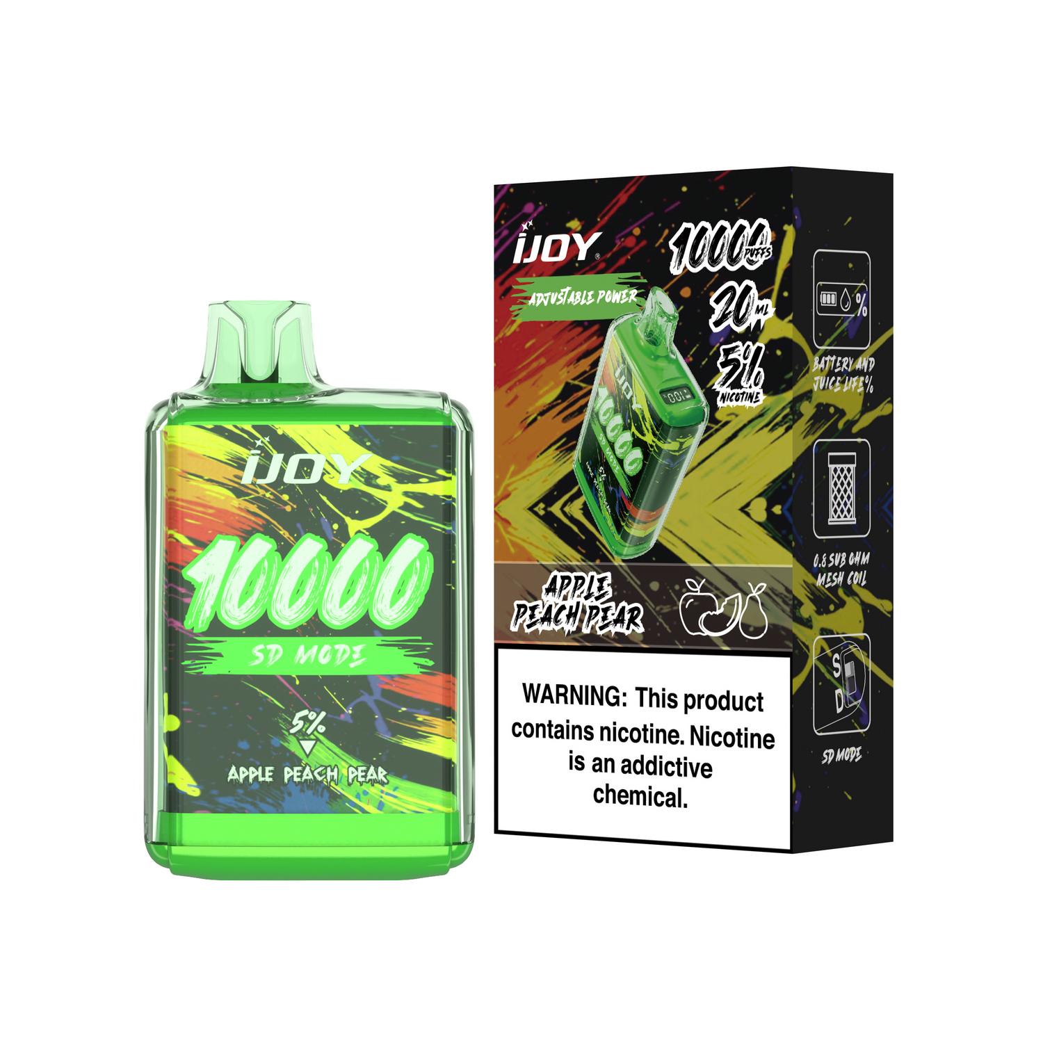 iJoy Bar SD10000 Disposable 5%, ijoy bar sd10k