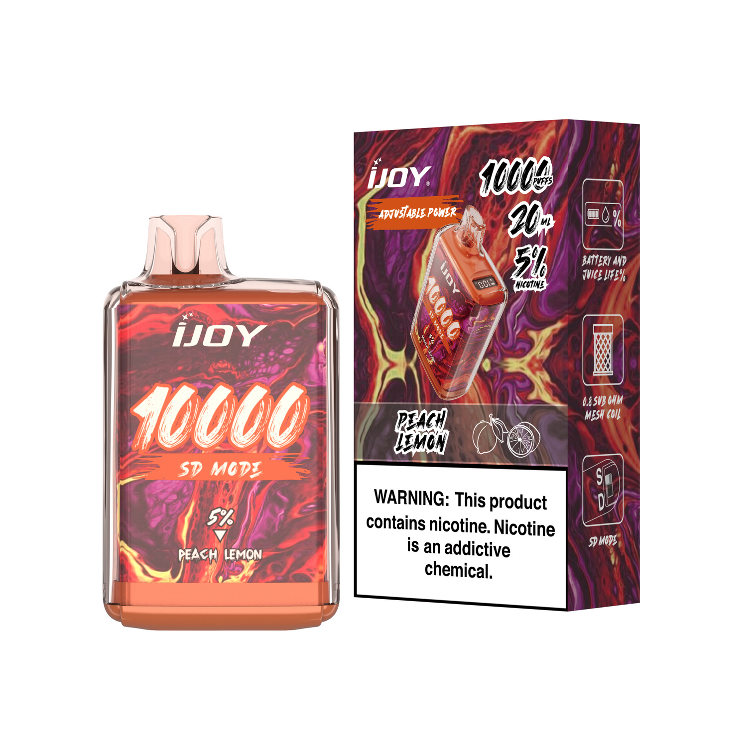 iJoy Bar SD10000 Disposable 5%, ijoy bar sd10k