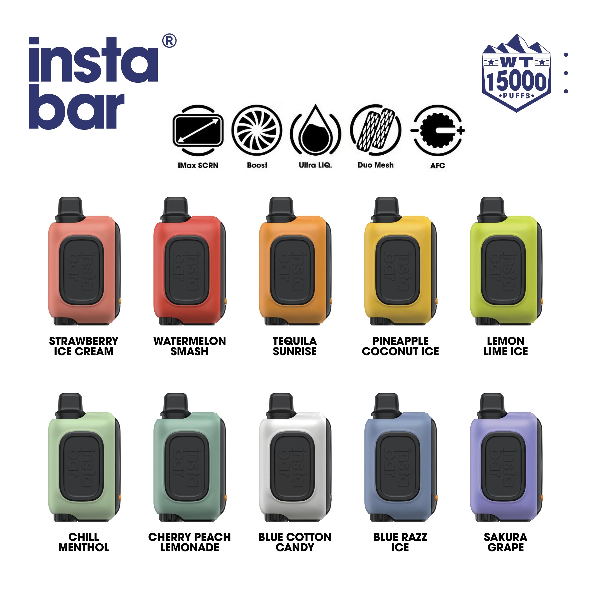 InstaBar WT15000 Disposable 5%, insta bar, 2deal