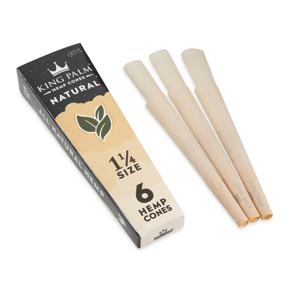 King Palm Cones 1¼ Display 30CT, thc, dry herb, flower, pre-roll, pre ...
