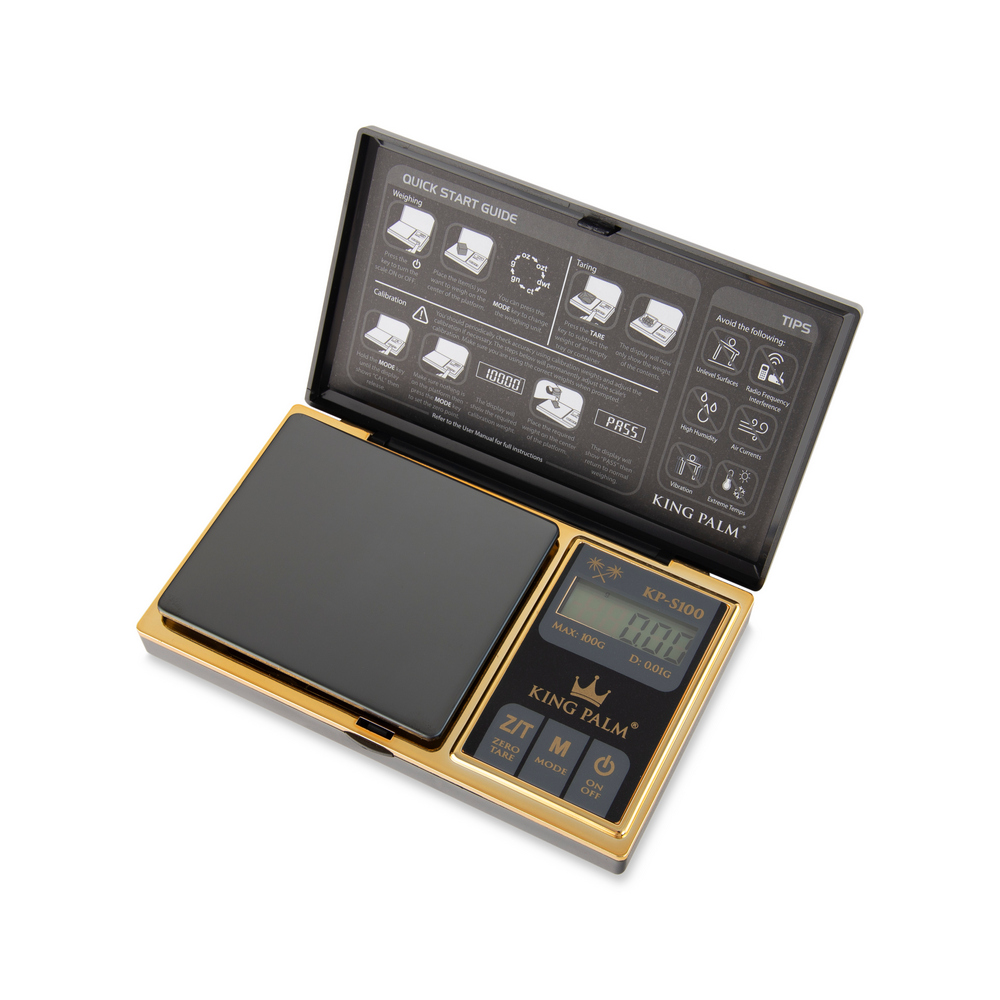 King Palm KP-S100 Digital Mini Scale - 100g x 0.01g, thc, dry herb ...