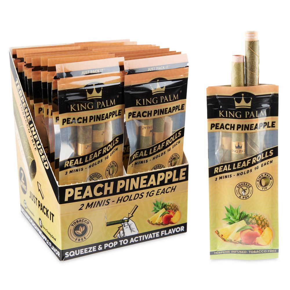 King Palm Flavored 2pk Mini Cones Display 20CT, thc, , dry herb, flower ...