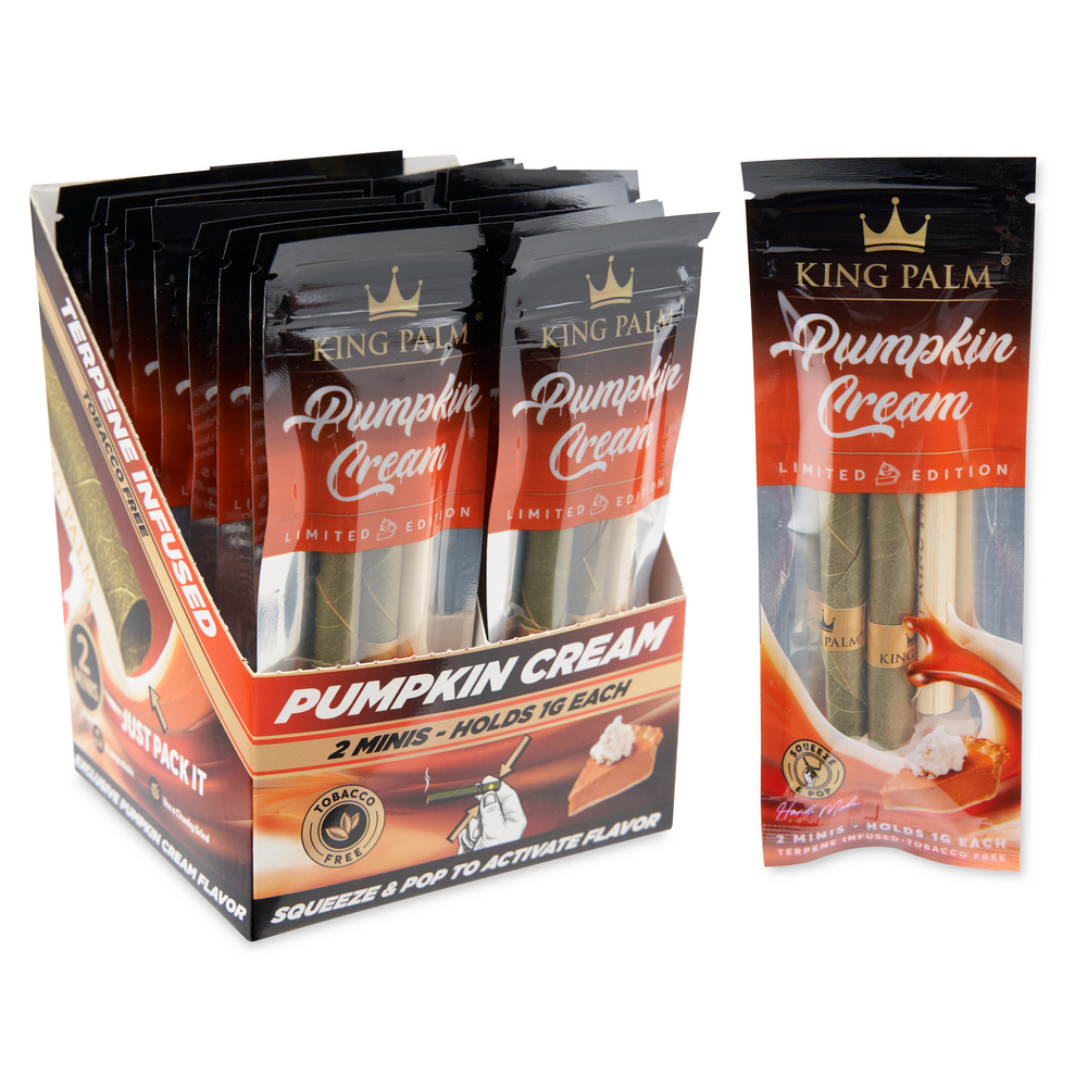 King Palm Flavored 2pk Mini Cones Display 20CT, thc, , dry herb, flower ...