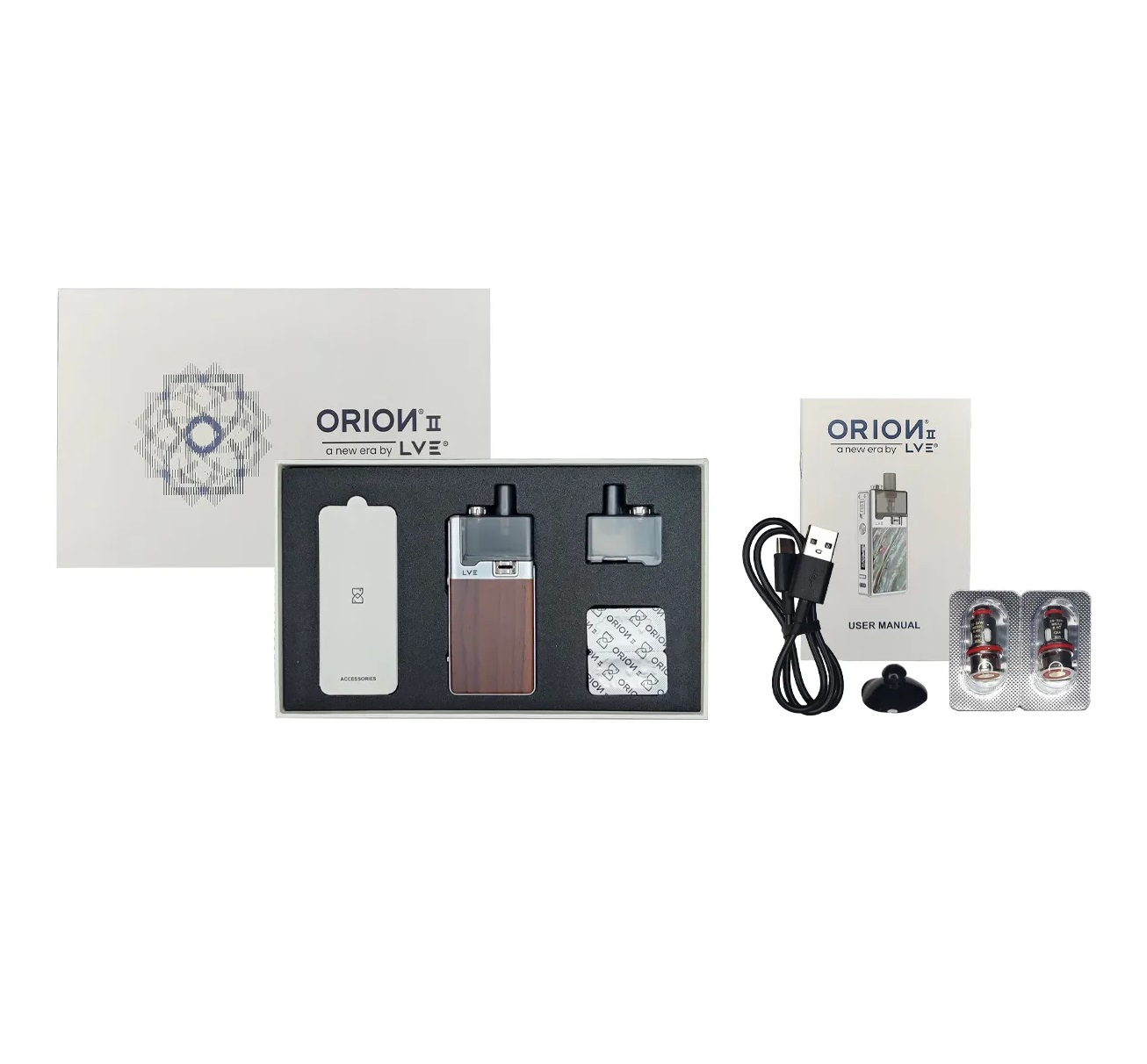 LVE Orion II Kit - Black Edition, orion 2, dna chip, orion ii tank ...