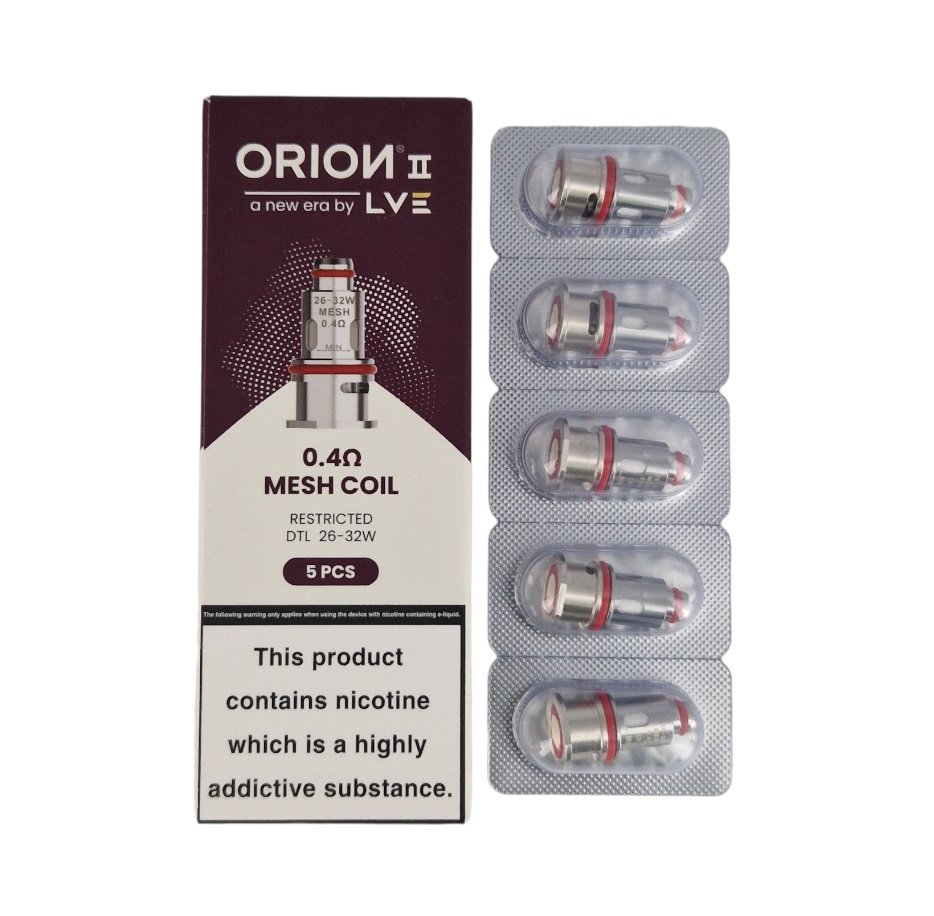 LVE Orion II Mesh Coils 5pk, orion ii kit, orion ii tank, orion 2