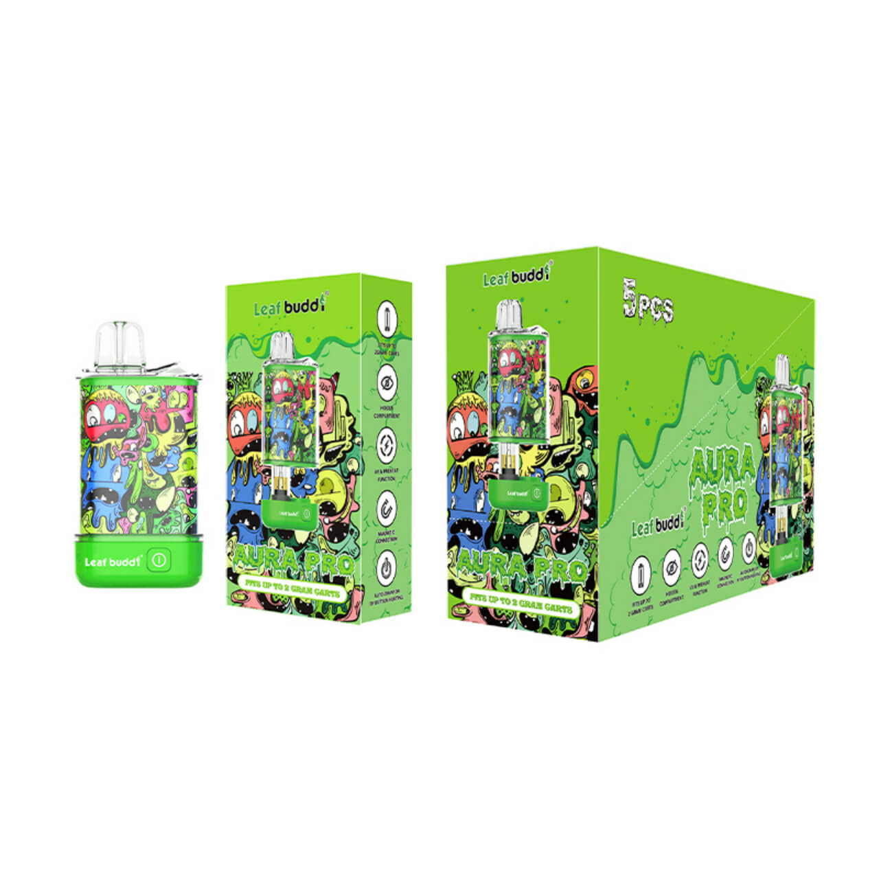 Leaf Buddi Aura Pro Cartridge Battery, thc, , wax, dab, concentrate ...
