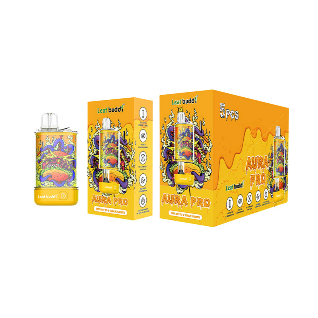 Leaf Buddi Aura Pro Cartridge Battery, thc, , wax, dab, concentrate ...