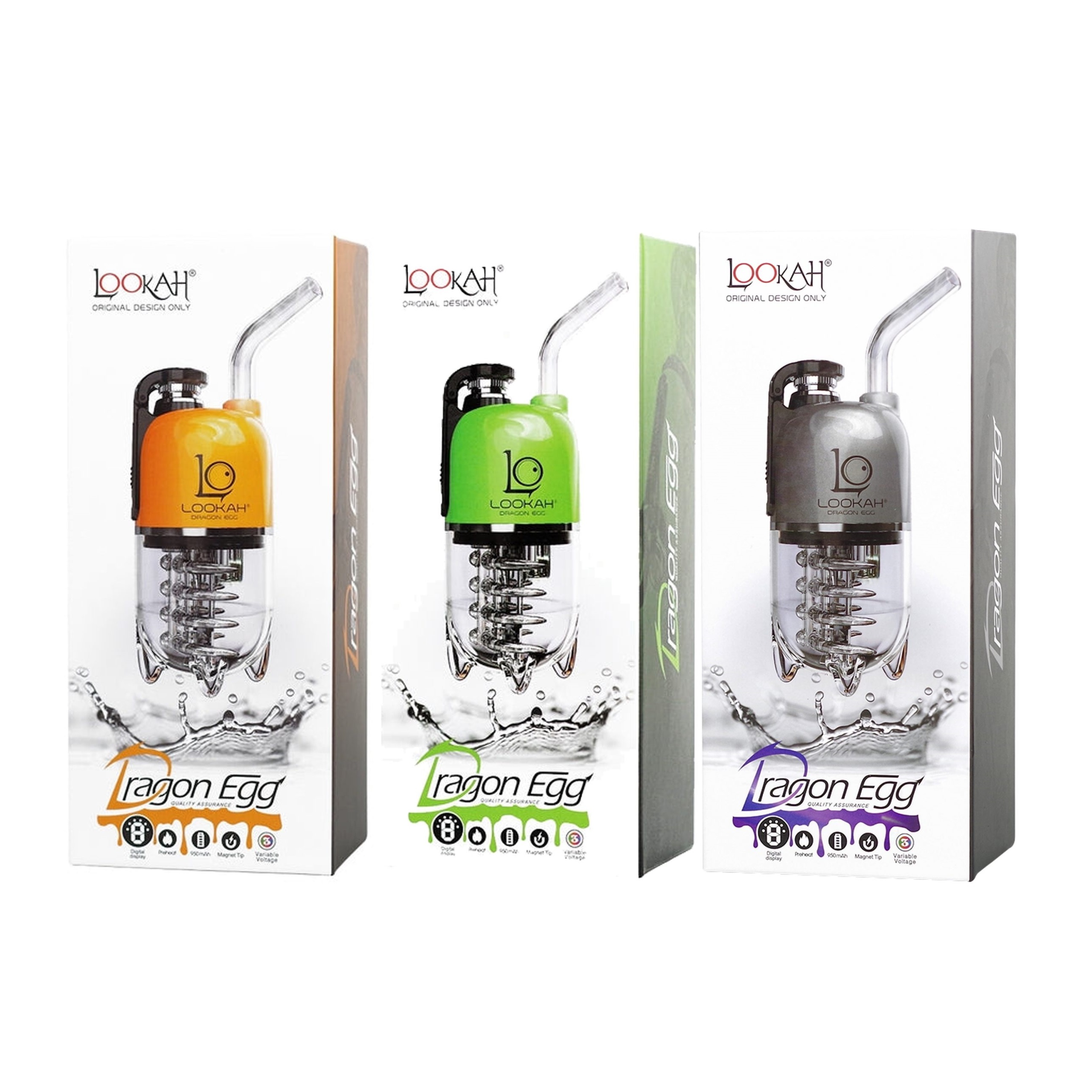 Lookah Dragon Egg Vaporizer, 710 connect quartz coils, thc, , wax, dab ...