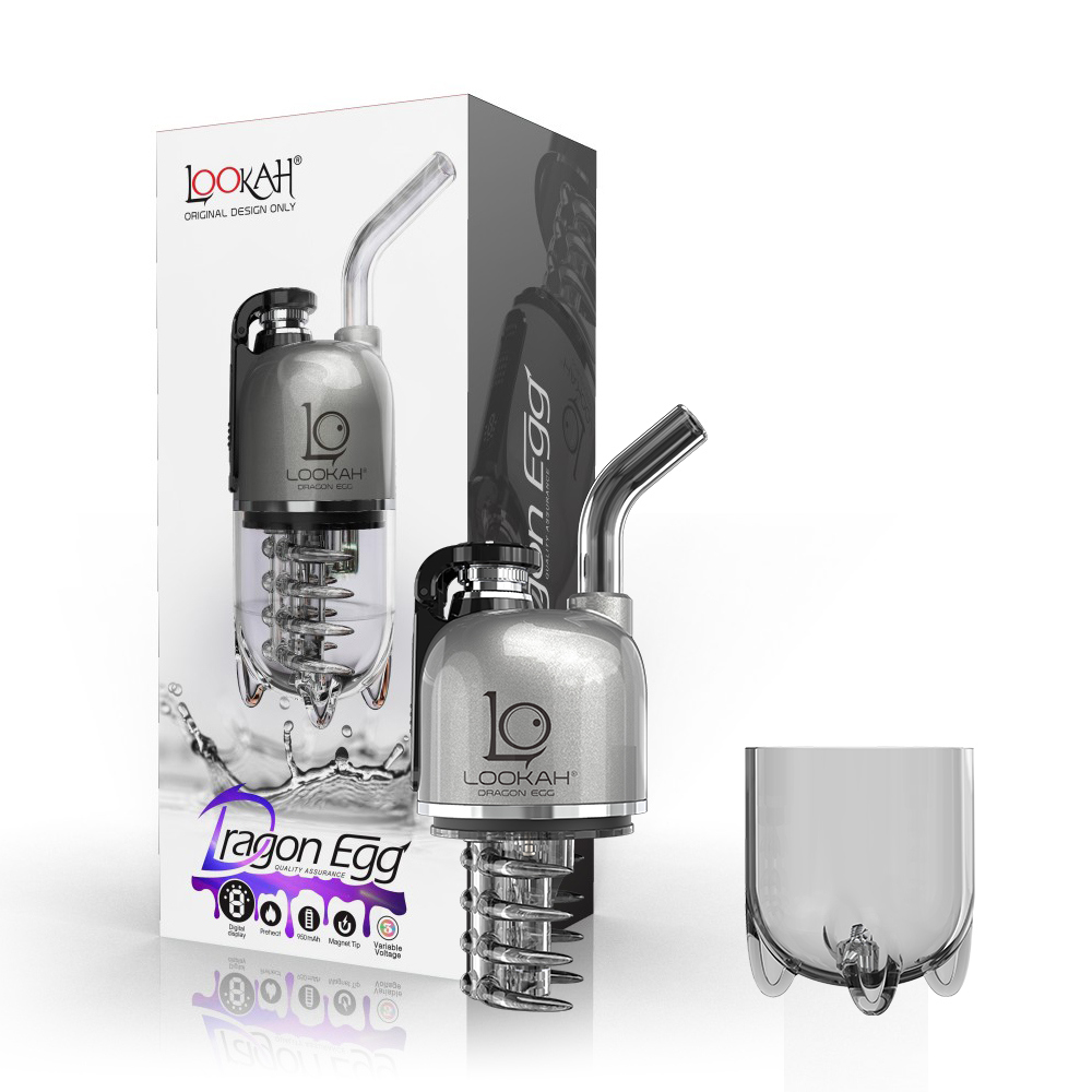Lookah Dragon Egg Vaporizer, 710 connect quartz coils, thc, cbd, wax ...