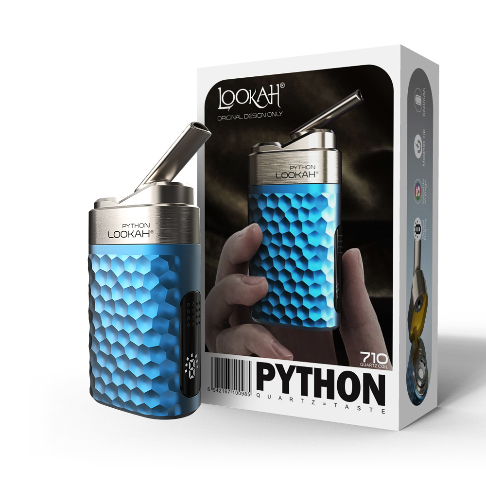 Lookah Python Vaporizer, thc, , wax, dab, concentrates, aromatherapy ...