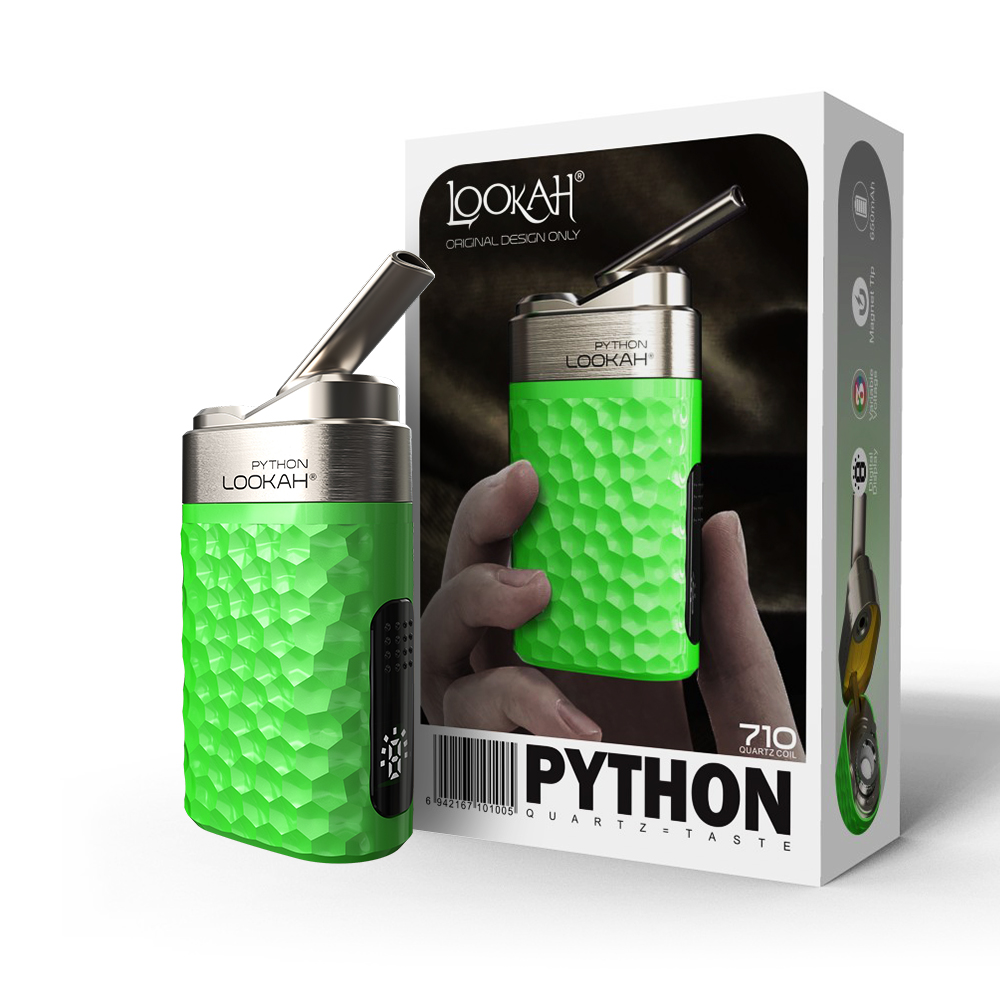 Lookah Python Vaporizer, thc, , wax, dab, concentrates, aromatherapy ...