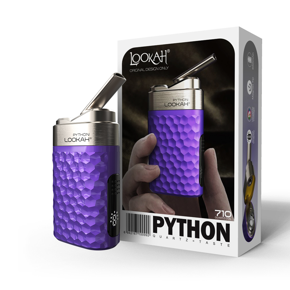 Lookah Python Vaporizer, thc, , wax, dab, concentrates, aromatherapy ...