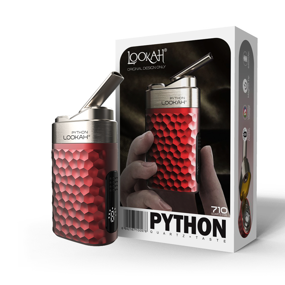 Lookah Python Vaporizer, thc, , wax, dab, concentrates, aromatherapy ...