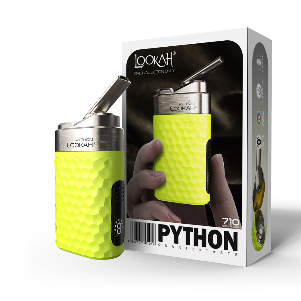 Lookah Python Vaporizer, thc, , wax, dab, concentrates, aromatherapy ...
