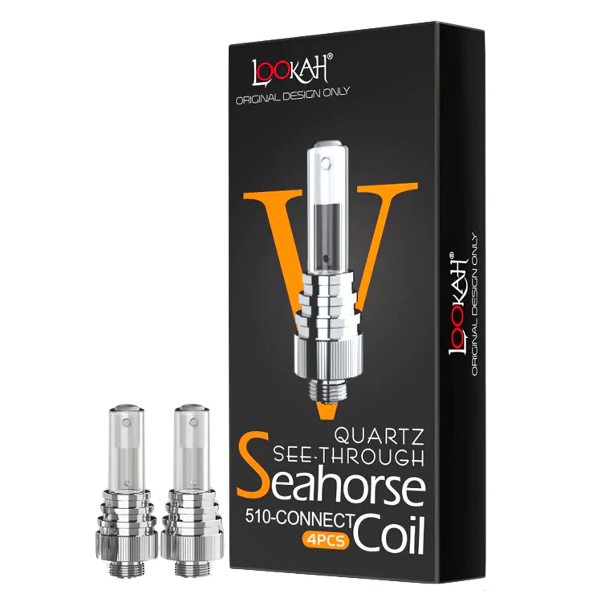 Lookah Seahorse Coils - Type V 4pk, 510 connect, thc, , dab, wax ...