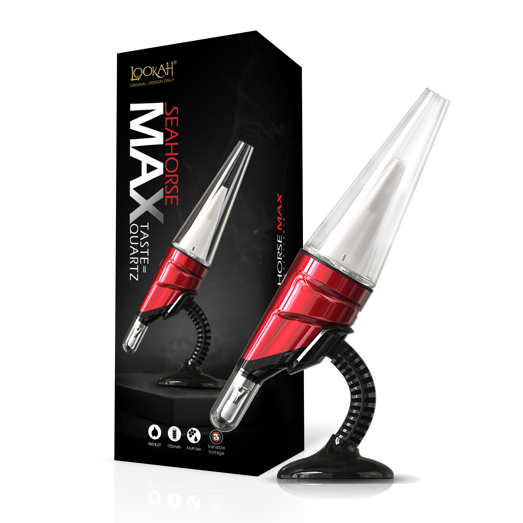 Lookah Seahorse Max, thc, , concentrates, wax, dab, shatter, straw, rig ...