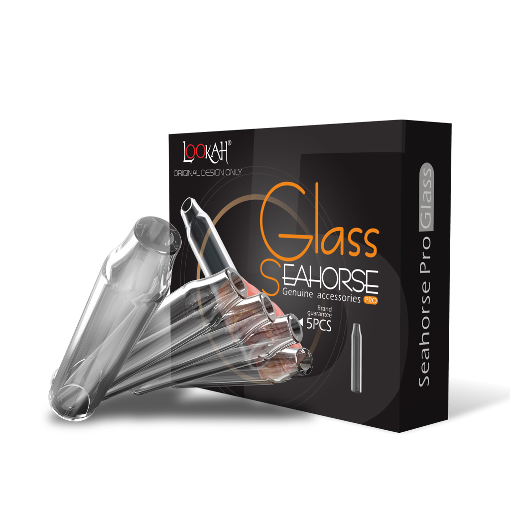 Lookah Seahorse Pro Replacement Glass 5pk, seahorse pro plus, thc ...