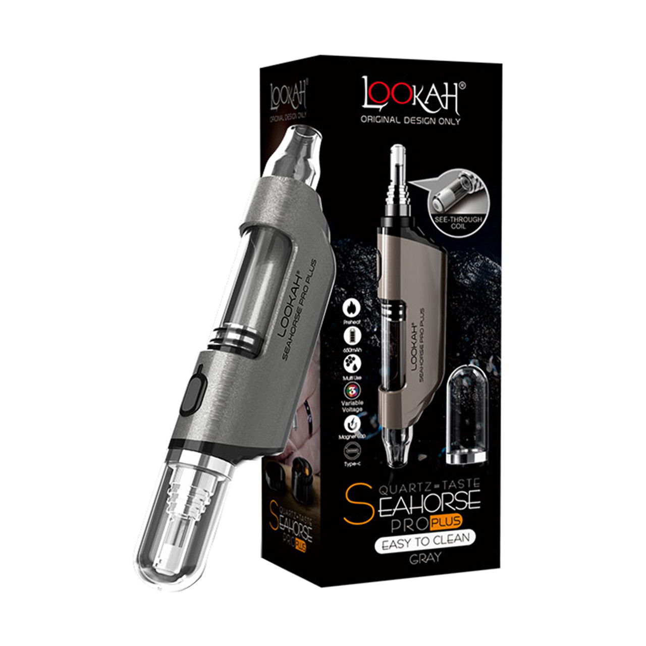 Lookah Seahorse Pro Plus, thc, , wax, dab, concentrates, nectar ...