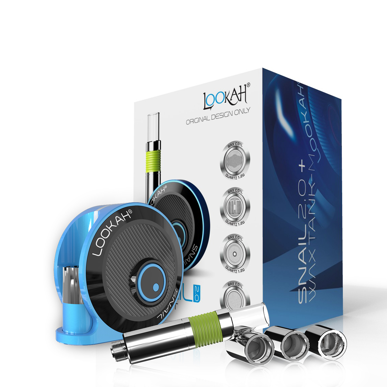 Lookah Snail 2.0 Wax Kit, snail 2.0 cartridge battery, thc ...