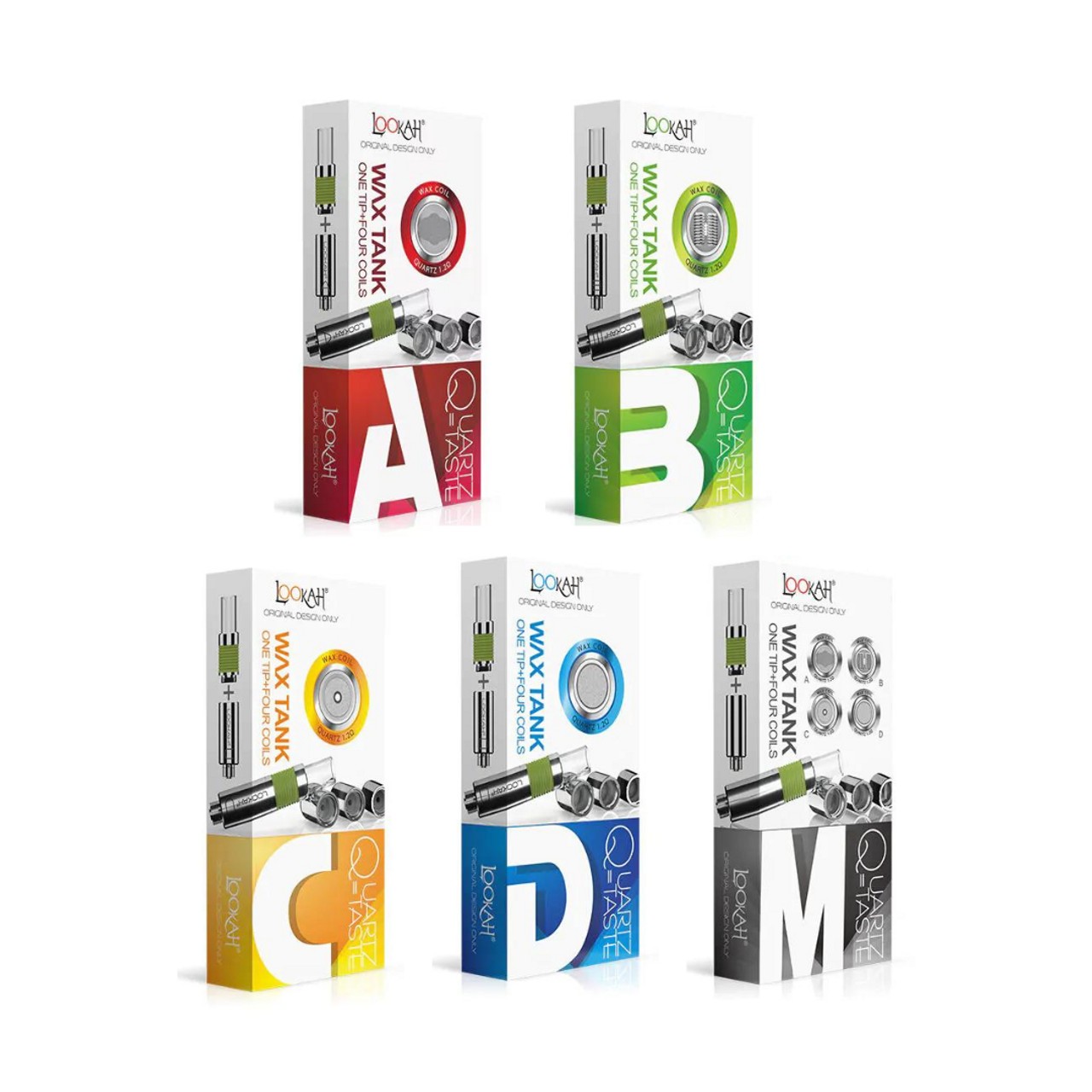 Lookah Wax Tanks (1 Tip + 4 Coils), thc, , wax dab, concentrates, 510 ...