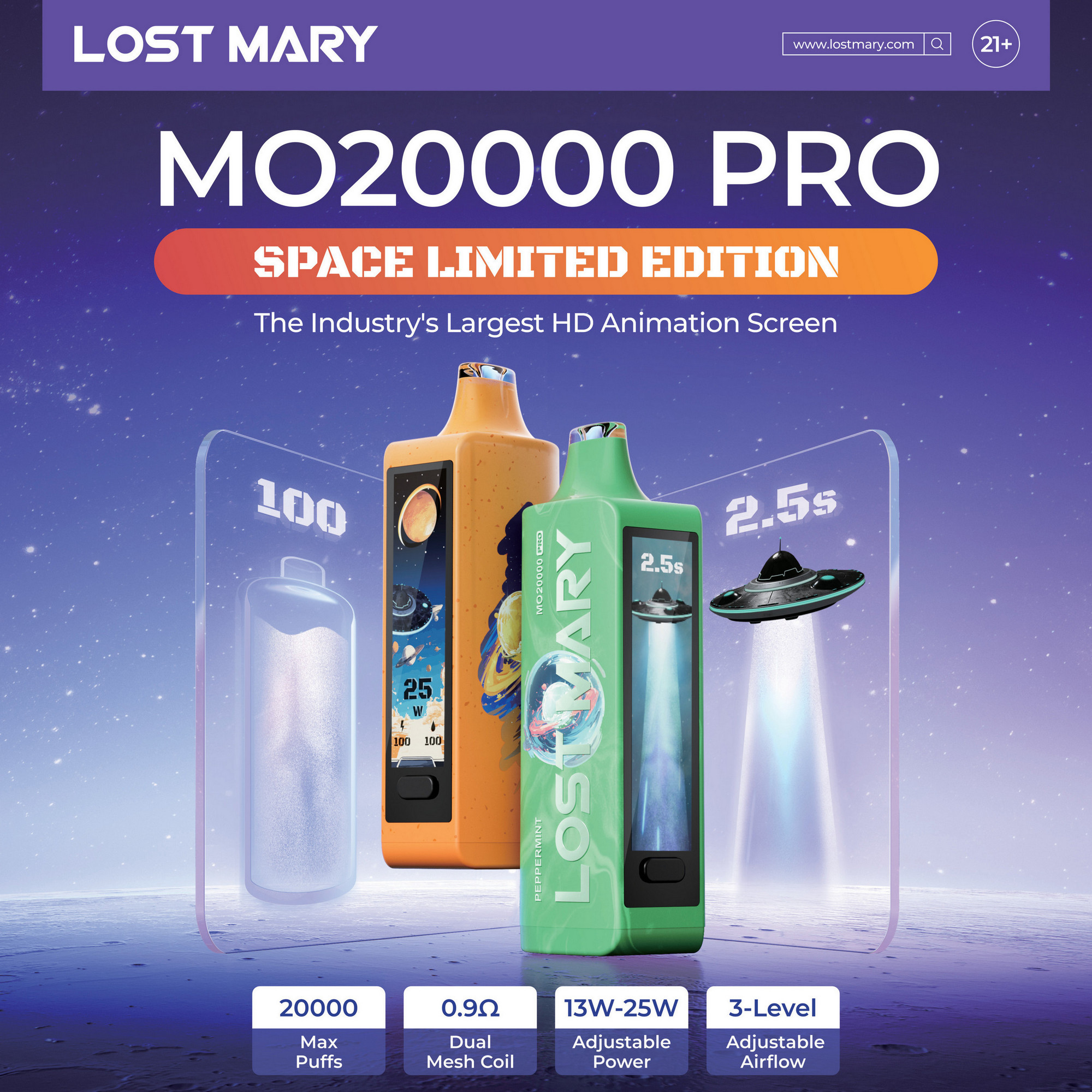 Lost Mary MO20000 PRO Disposable, mo20k pro