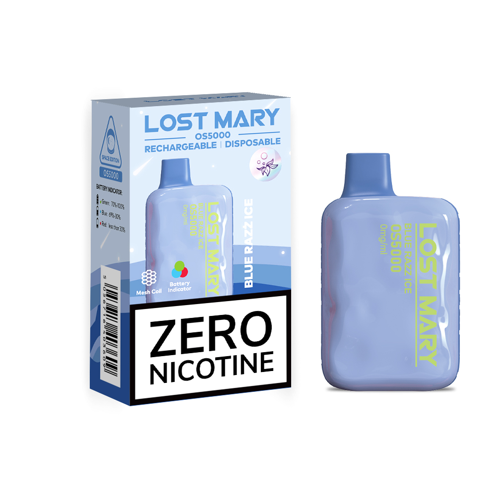Lost Mary OS5000 Disposable 0% - Blue Razz Ice , Bc5000 , eb , ebcreate ...