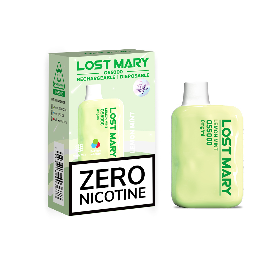 Lost Mary OS5000 Disposable 0% - Lemon Mint , Bc5000 , eb , ebcreate ...